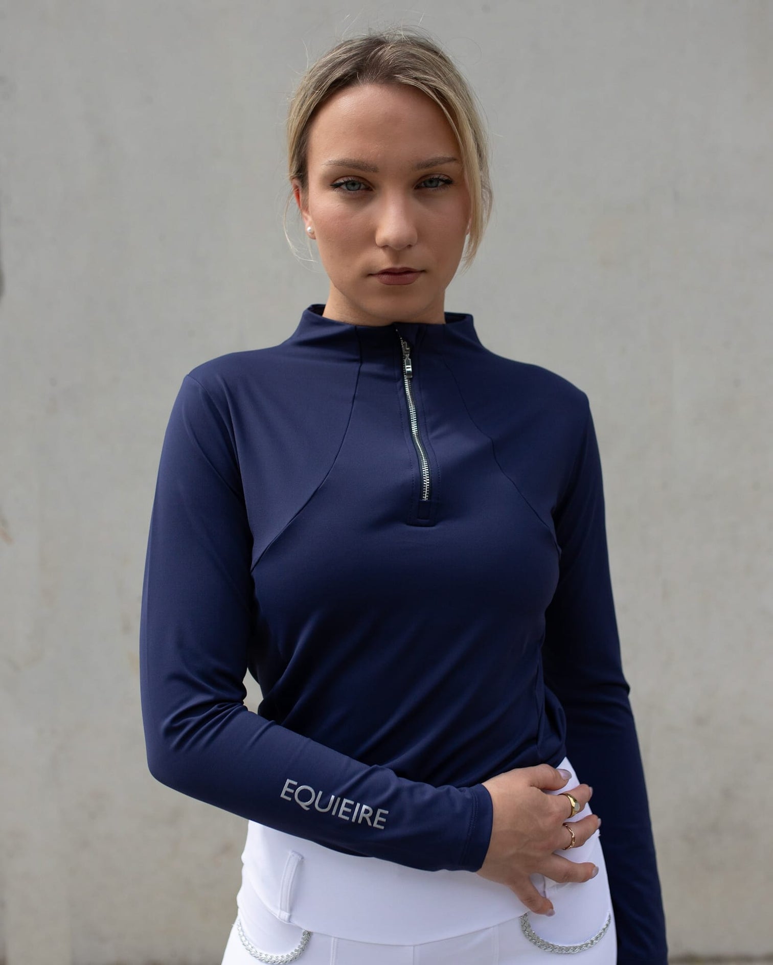 Equieire Hannah Training Top - Midnight Blue – Horse Heaven Equestrian