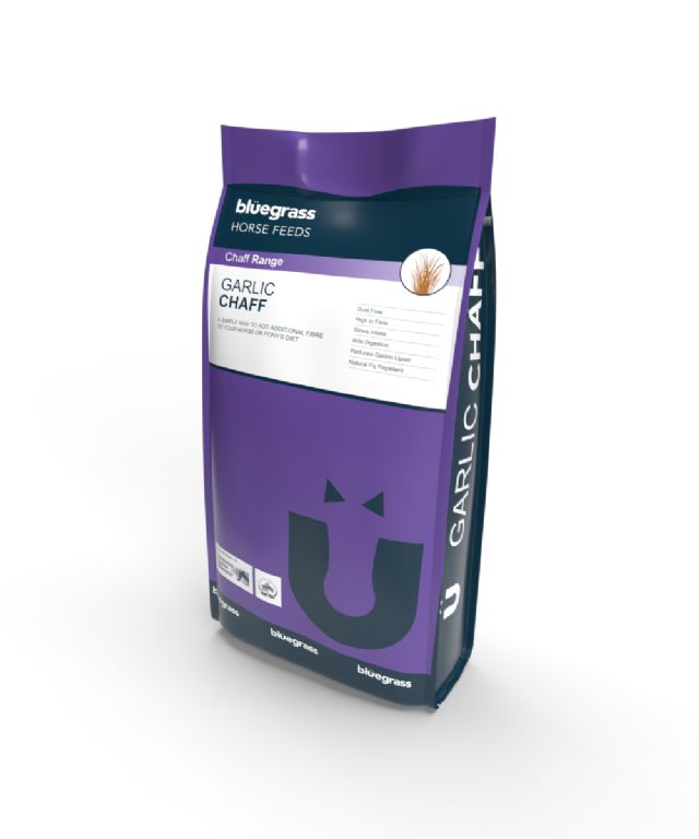 Bluegrass Garlic Chaff – Horse Heaven Equestrian